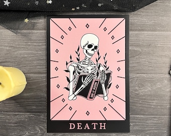 Death Postcard - Etsy