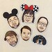 Custom Face Magnets - Portrait Illustrations - Personalized Face ...