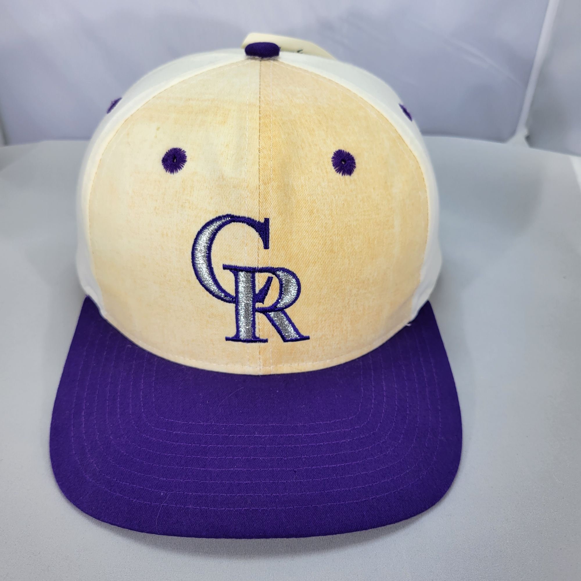 Vintage Colorado Rockies Hat MLB RARE SnapBack big logo Cap Fitted ...