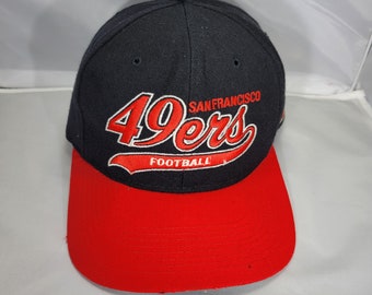 Vintage 49ers Hat 90s Snapback Cap San Francisco NFL American Needle ...