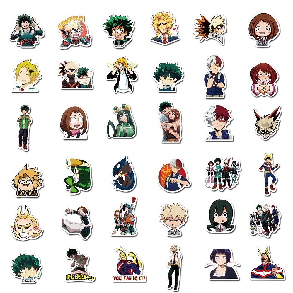 Assorted My Hero Academia Sticker Pack | Etsy