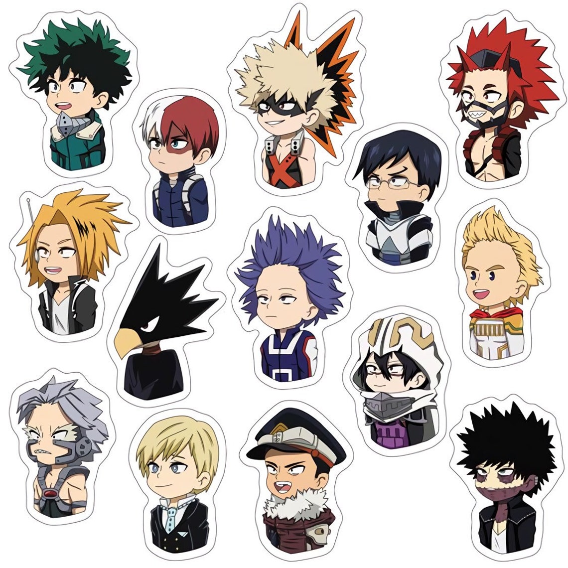 Assorted My Hero Academia Sticker Pack | Etsy