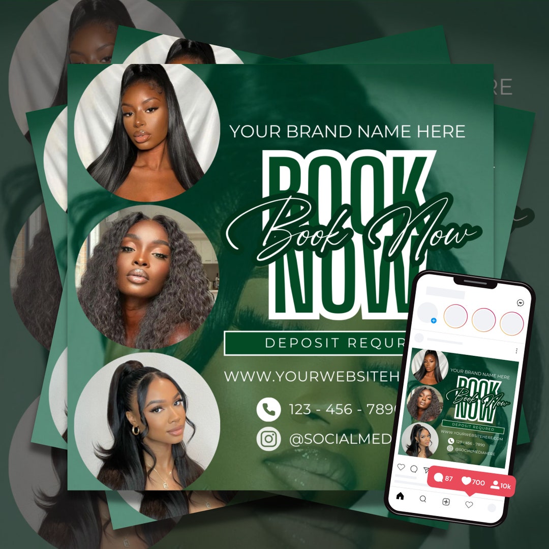 Editable Book Now Flyer, DIY Appointments Available Template, Premade ...