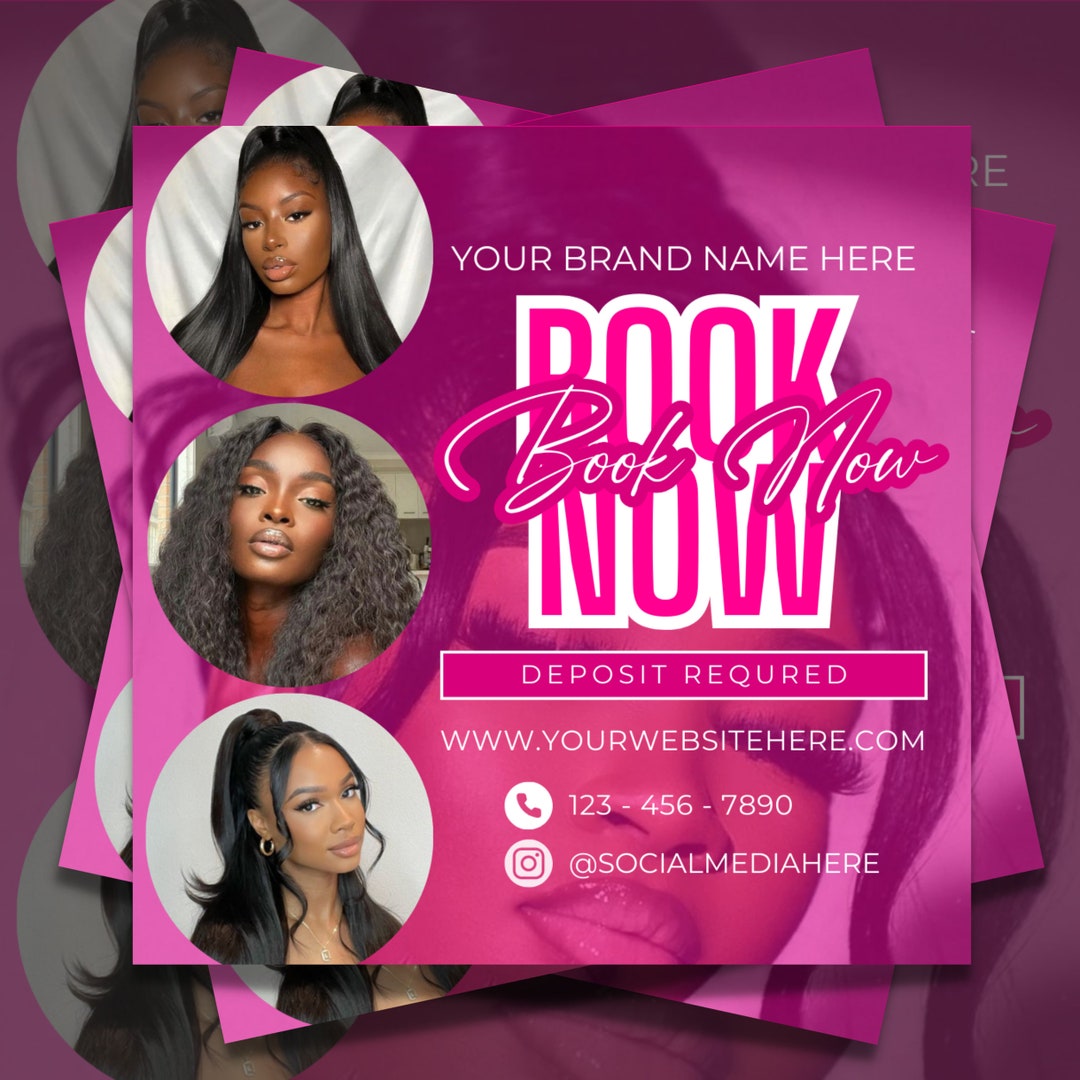 Editable Book Now Flyer DIY Appointments Available Template - Etsy