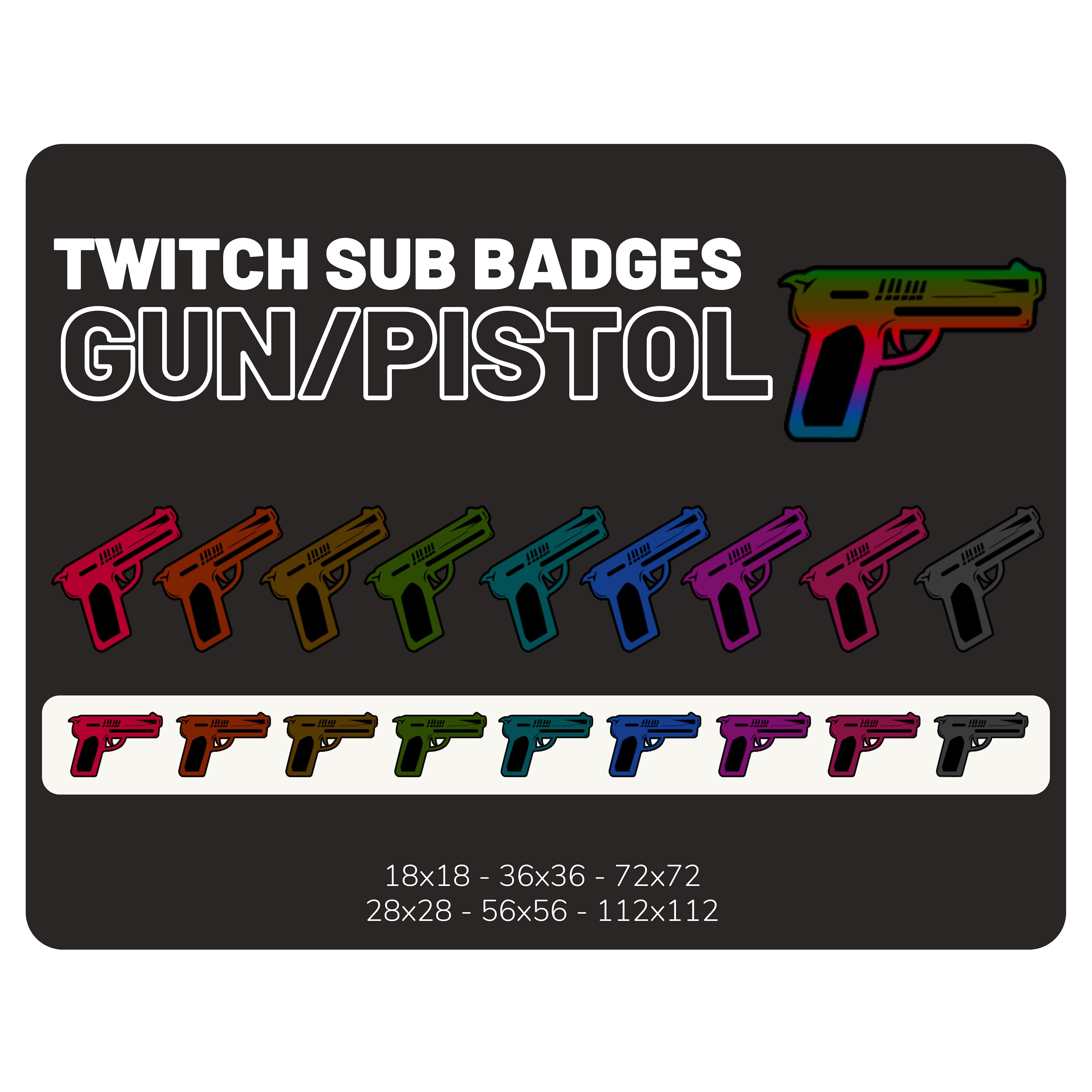 Drawing & Illustration Digital 10 pack Gun Bit Badges Sub Badges for ...