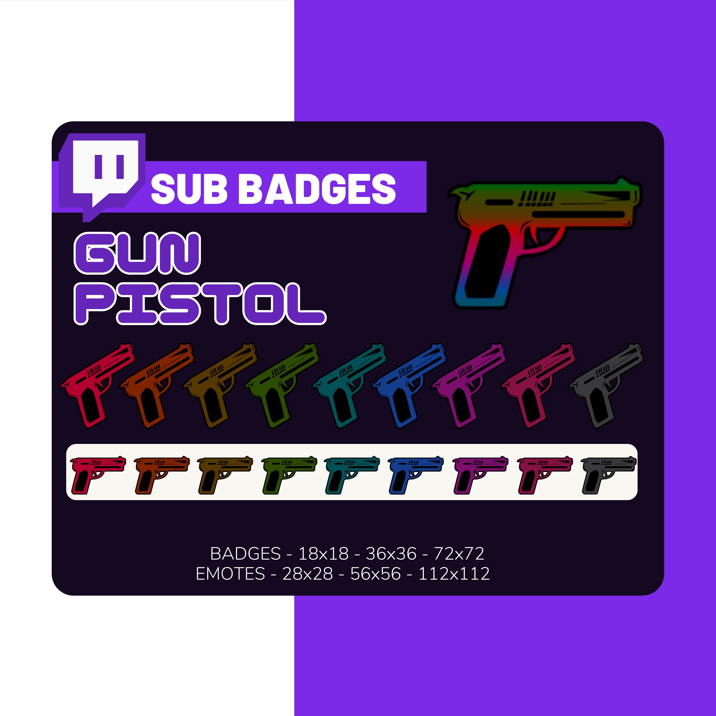 Drawing & Illustration Digital 10 pack Gun Bit Badges Sub Badges for ...