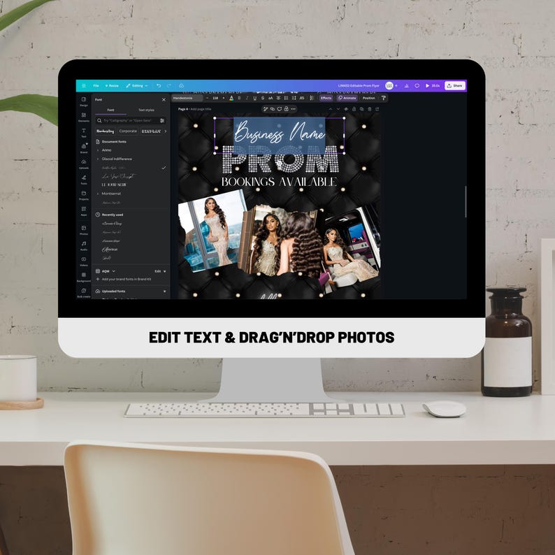 Editable Prom Booking Flyer Prom Promotional Flyer Prom Flyer Prom ...