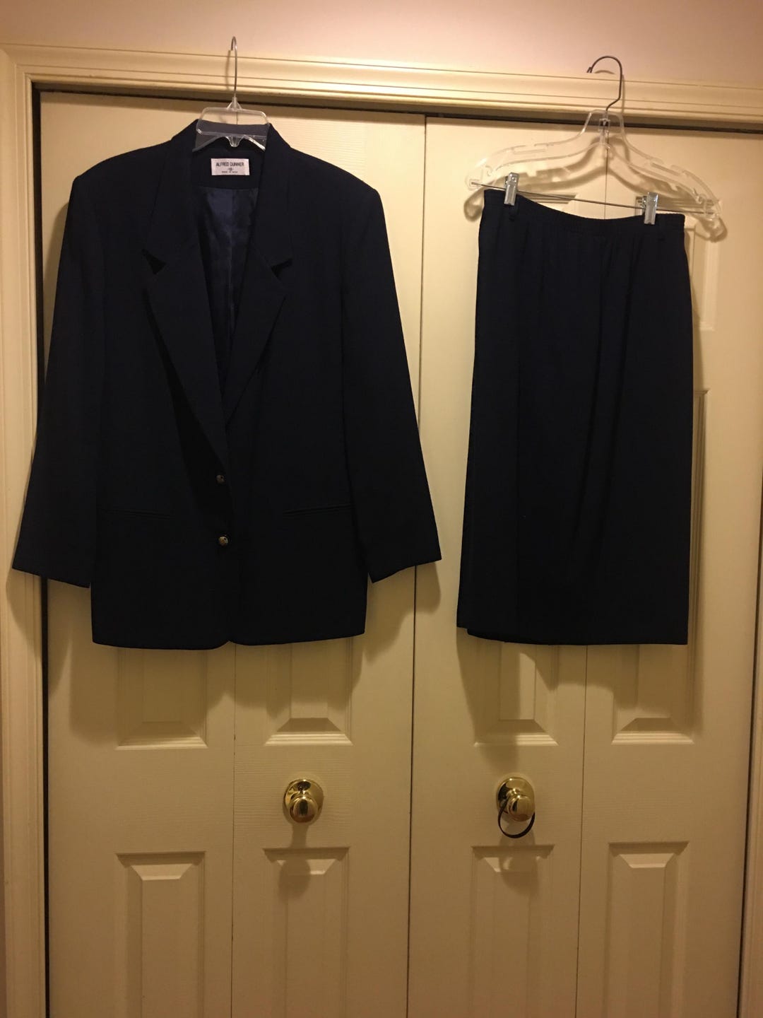Vintage Alfred Dunner Dark Blue 2-piece Women’s Size 12 WOOL Suit - Etsy