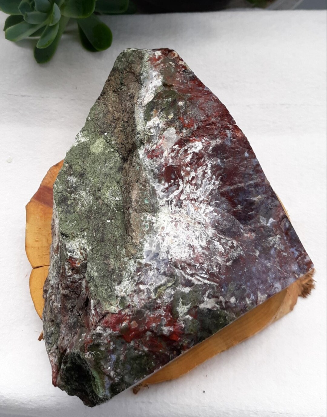 Natural Raw Red Lightning Agate Crystal/stone, Gorgeous Colors ...