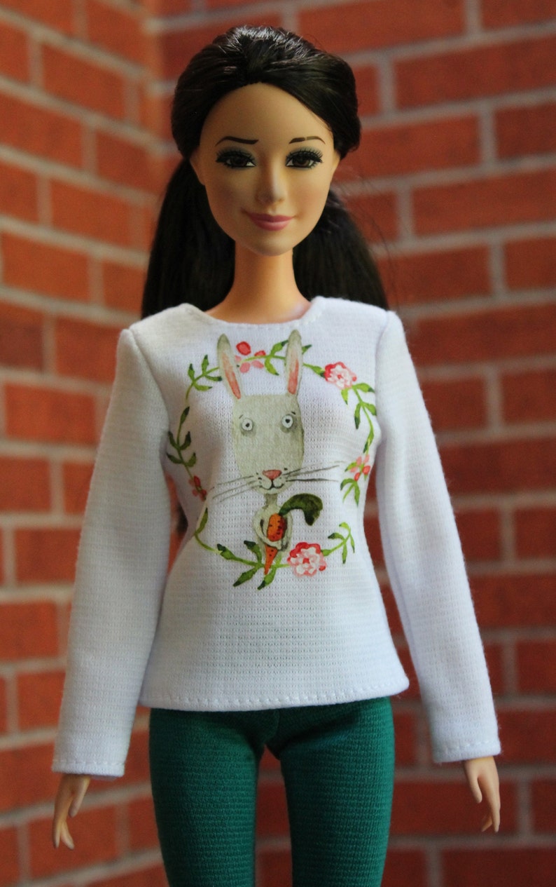 Handmade Clothes for Fashion Doll. Blouse and Leggings for - Etsy