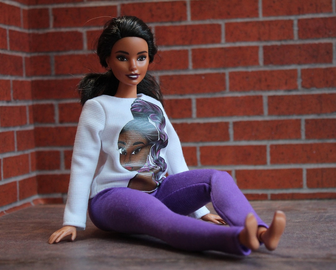 Handmade Curvy Size Fashion Doll Clothes. Blouse and Leggings for Dolls ...