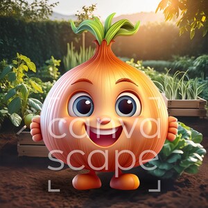 Cute Vegetable Clipart, Transparent Clipart, Digital Paper Craft ...