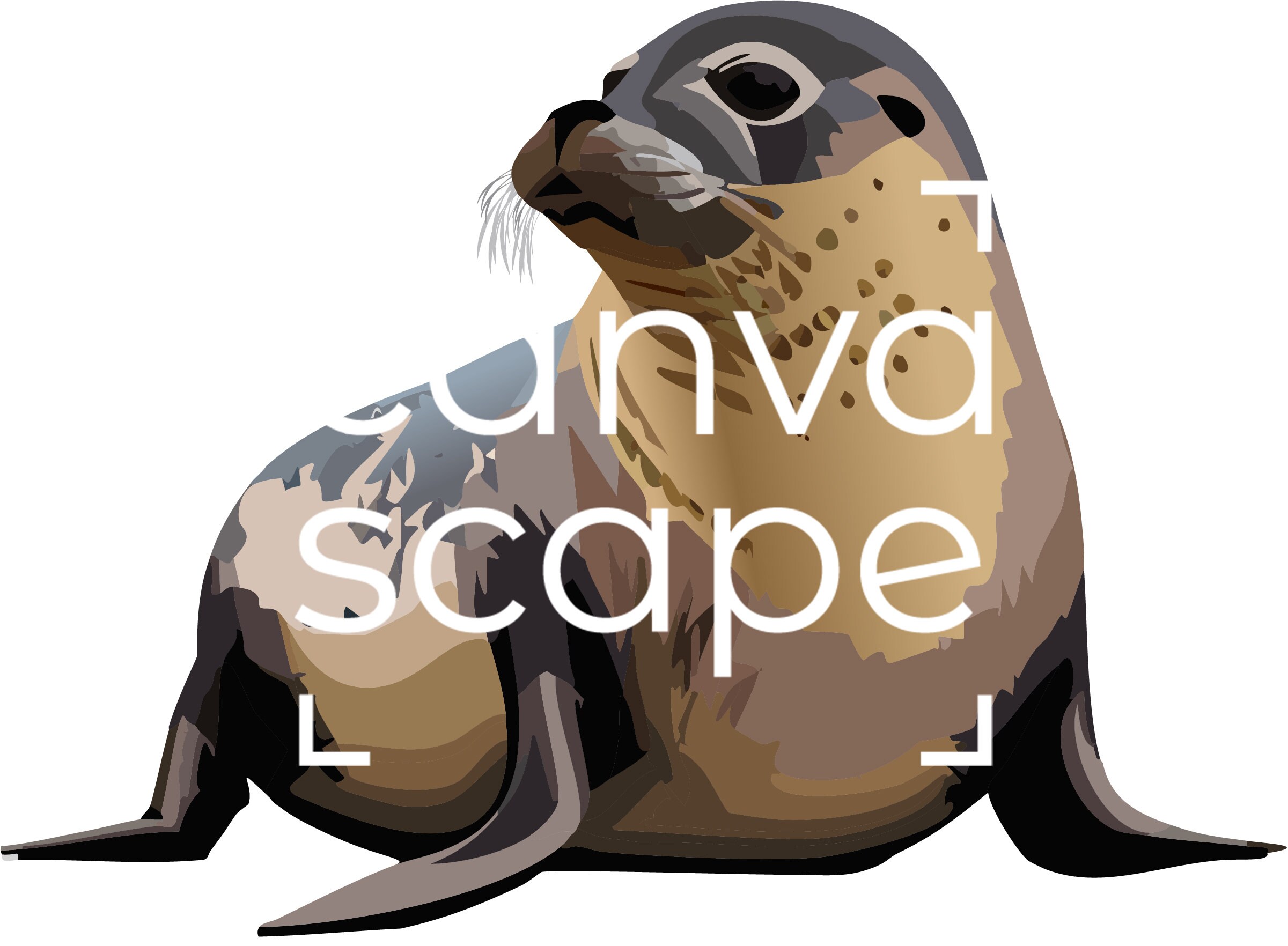 Animals Clipart, Arctic Animals, Digital Paper Craft, Silhouette ...