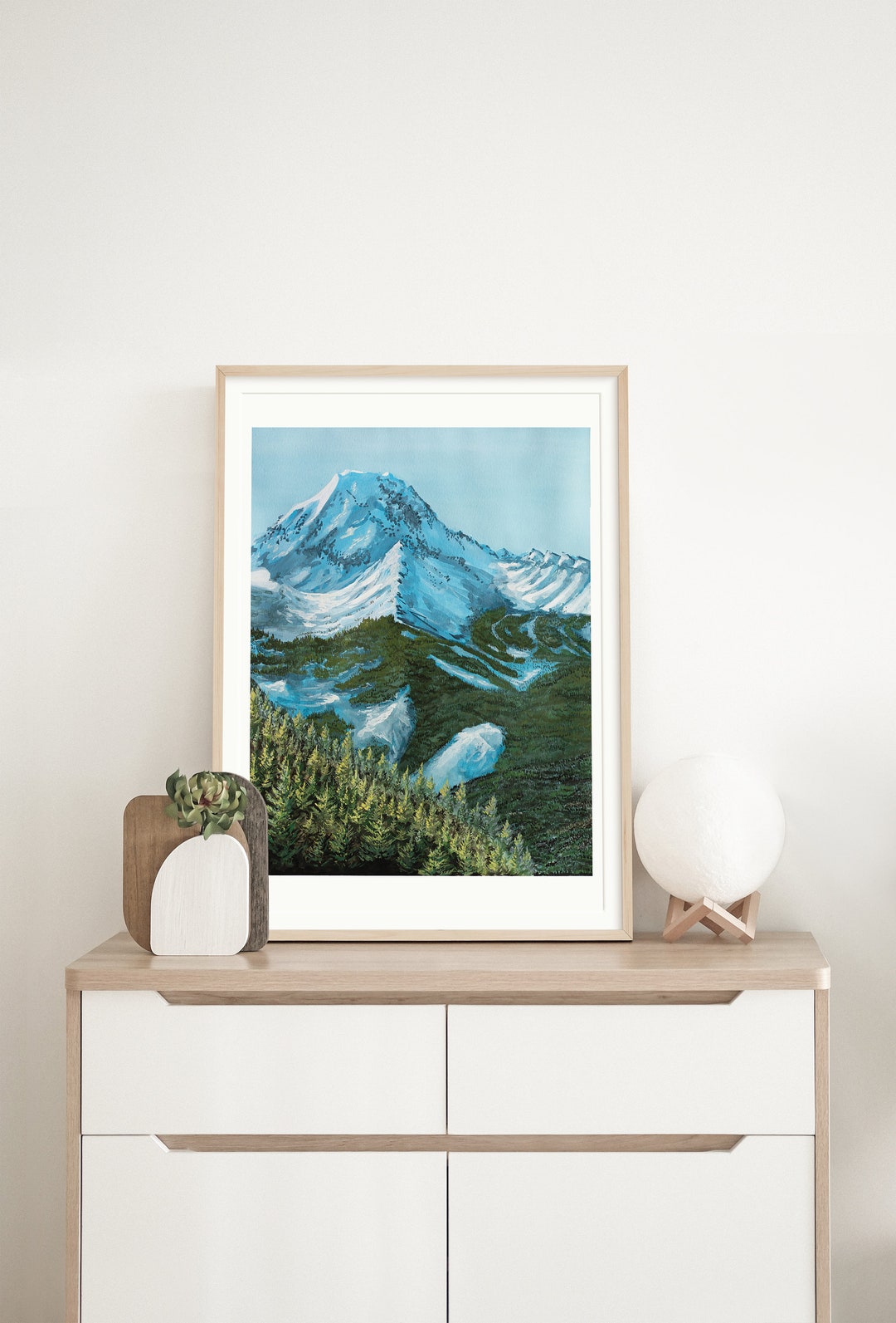 Mount Daly in Aspen Snowmass Colorado, Giclée 8x10 11x14, Mountains ...