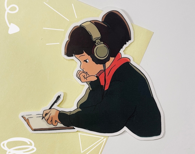 Lofi Girl Vinyl Decal | Lofi Girl Sticker | Waterproof | Hydroflask ...