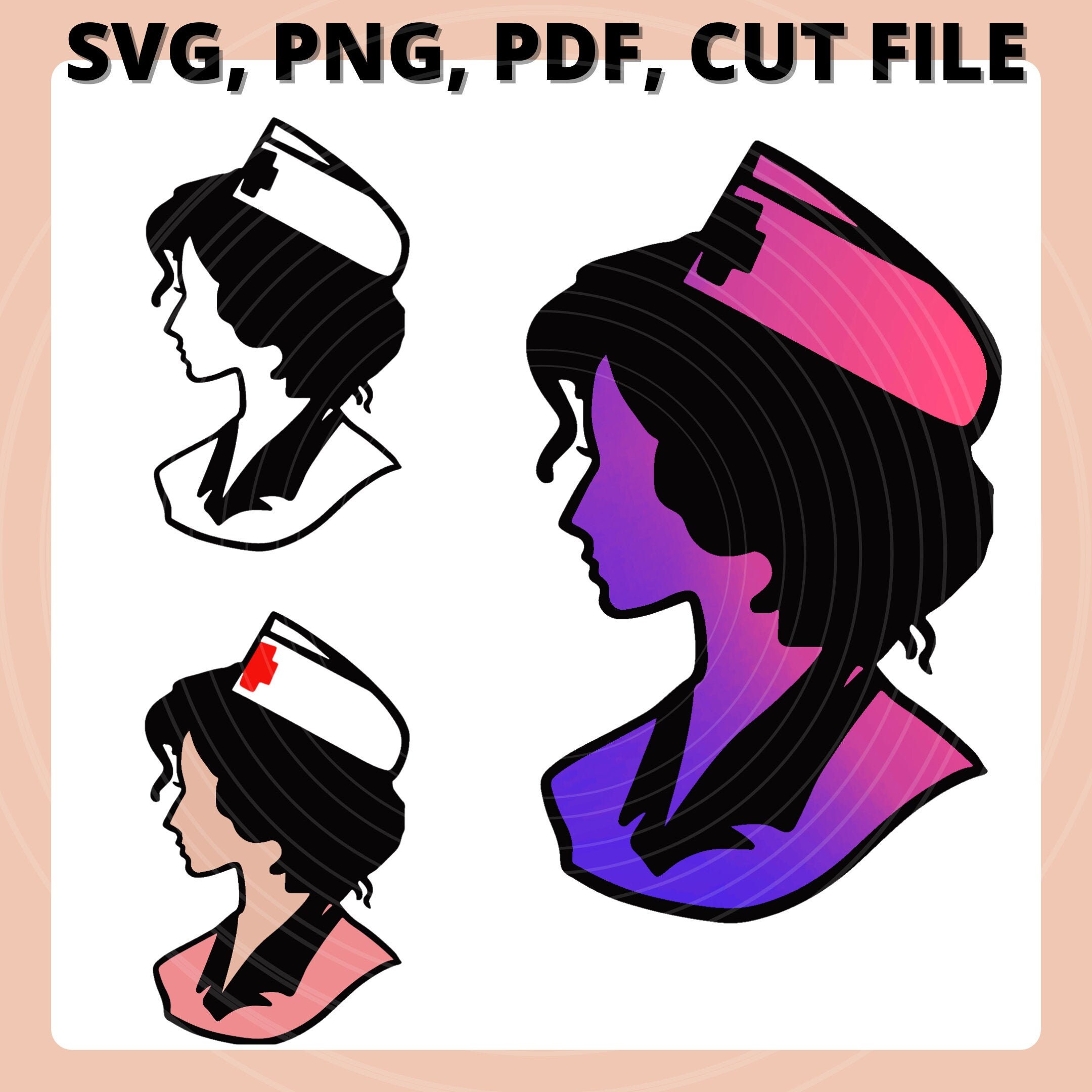 Nurse SVG, Stethoscope SVG, Nurse Cutting File for Cricut, Medical SVG ...
