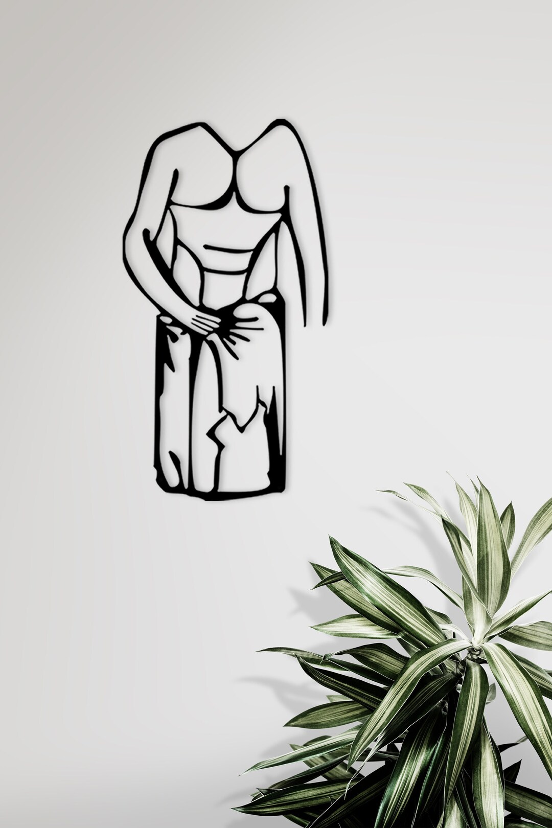 Men Decor, Nude Men Metal Wall Decor, Naked Men Body Decor, Interior ...