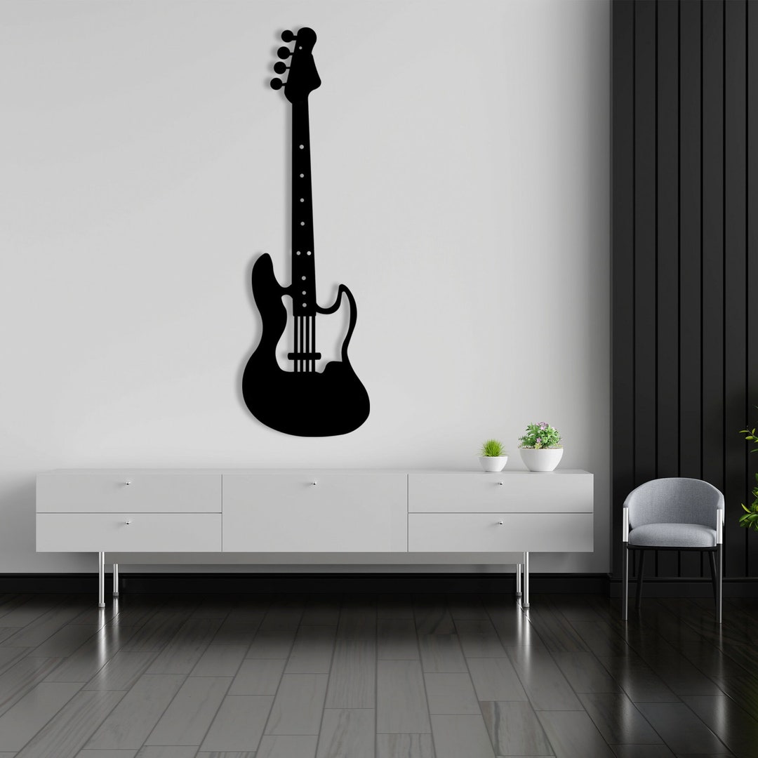 Metal Wall Decor, Guitar Metal Decor, Guitar Metal Home Decor, Guitar ...