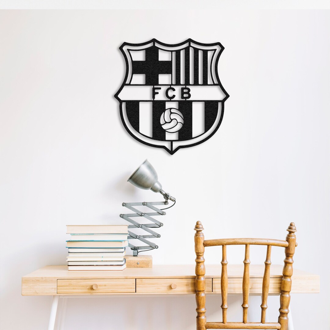 Metal Wall Decor, FC Barcelona Team Logo, Metal Barcelona Wall Decor ...