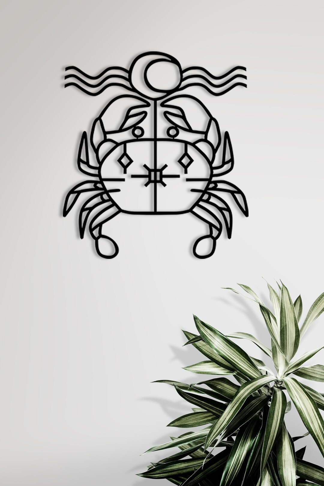 Cancer Sign Wall Decor, Metal Horoscope Sign Decor, Cancer Sign Metal ...