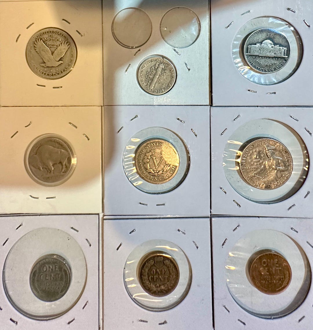 9 Pc United States Coin Collection Starter Lot With Silver, a AUBU ...