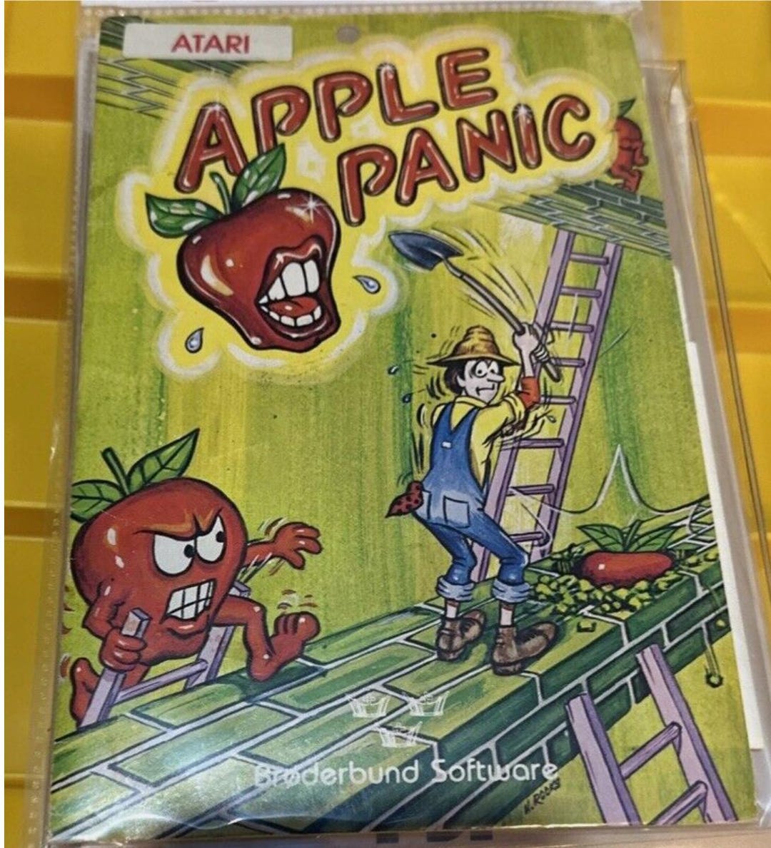 Vintage Atari Game CIB Diskette APPLE PANIC 1982 - Etsy