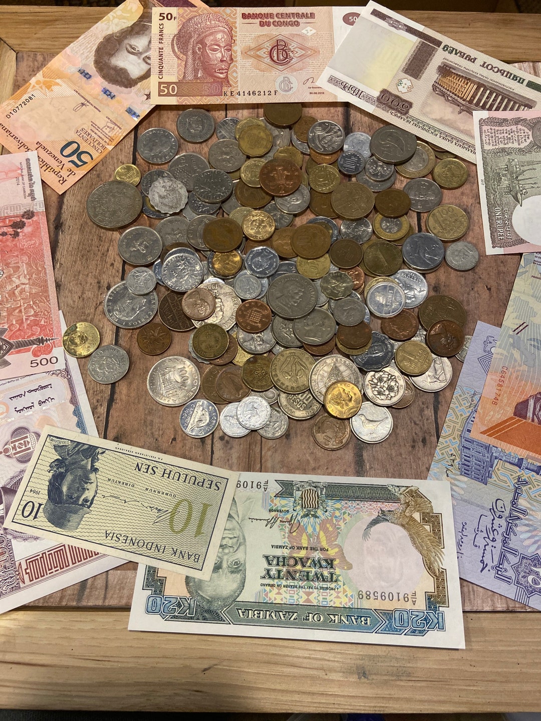 Vintage World Coins Stamps & Uncirculated Bank Notes Read Description ...