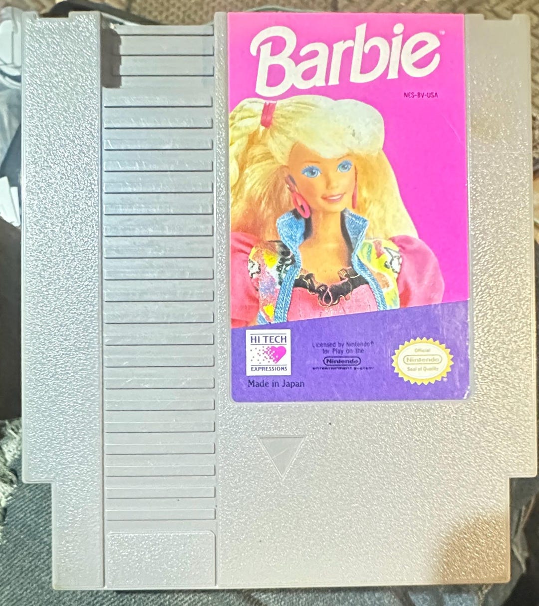Barbie Game Cart Only Nintendo Entertainment System (NES) 1985 by Hi ...
