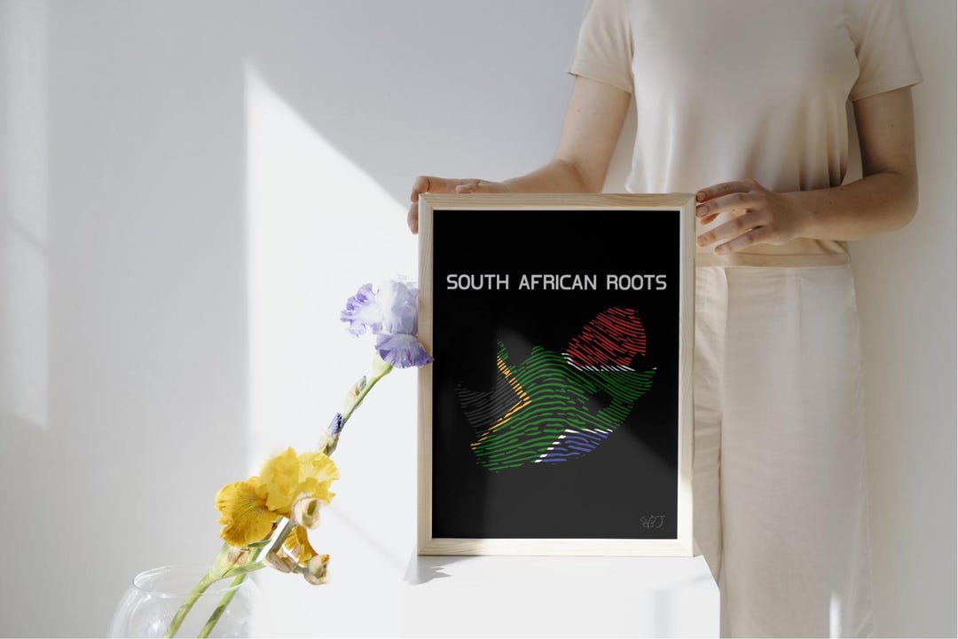 South Africa Map Poster, South Africa Poster Gifts, Africa Home Decor ...