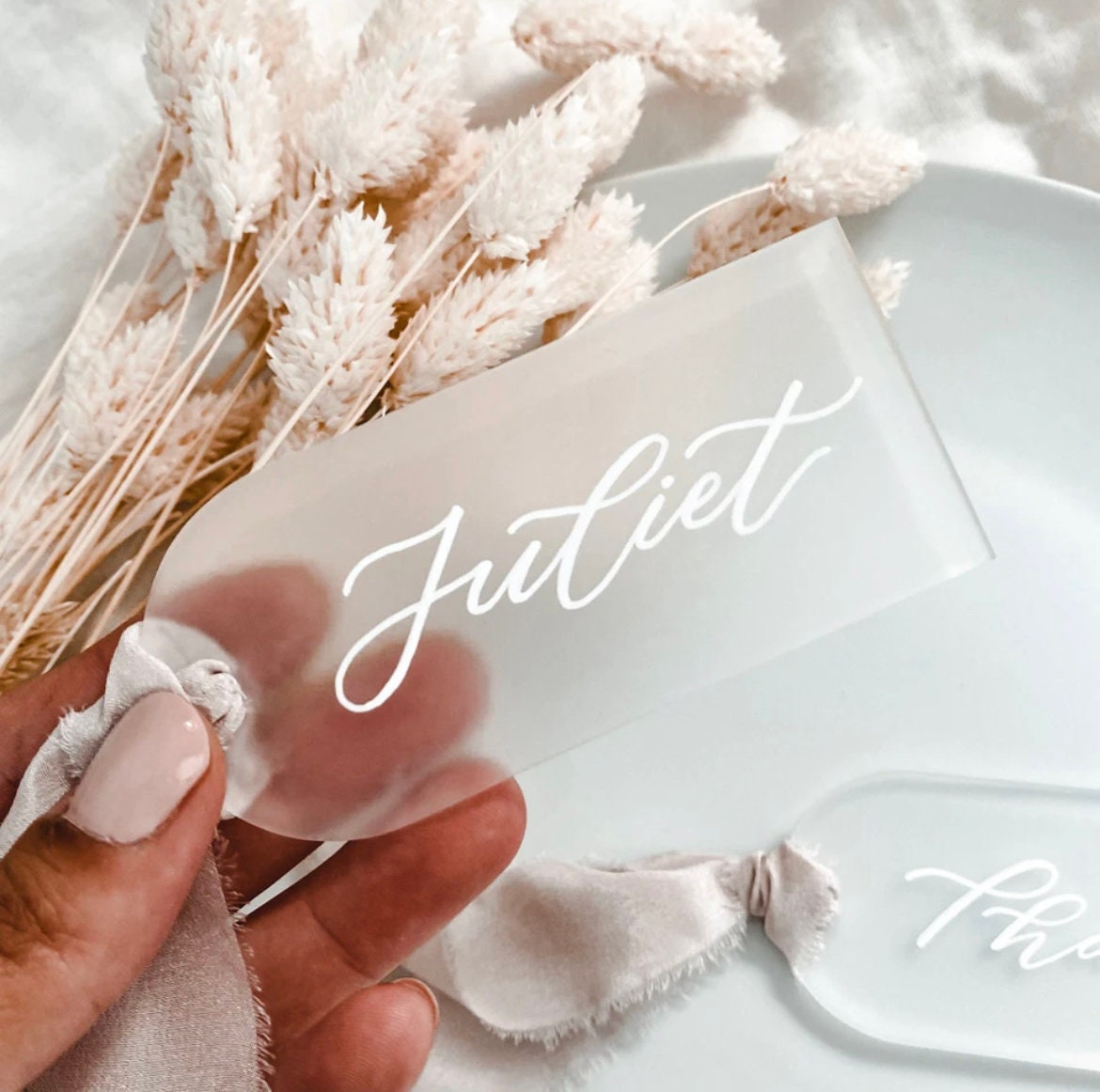 Acrylic Name Tags Name Place Cards Wedding Party - Etsy Australia