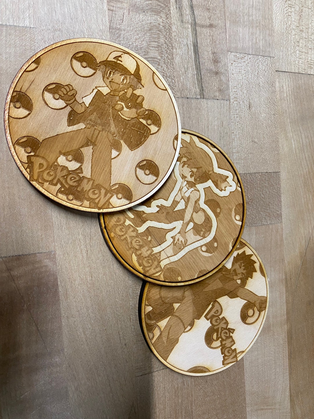 Pokémon Coasters - Etsy