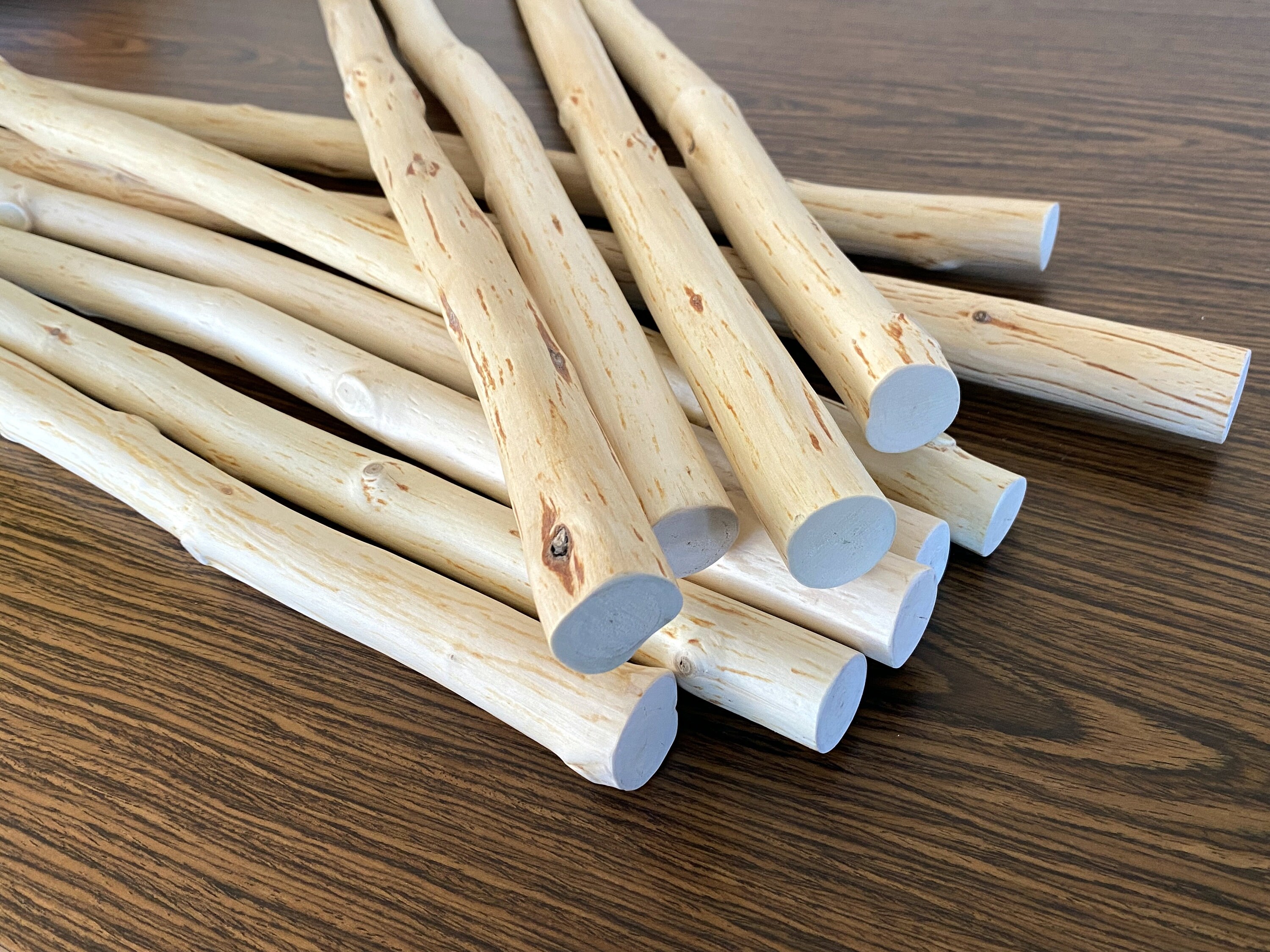 Peeled Birch Wood Sticks Macrame Hanging Dowel Different Sizes - Etsy