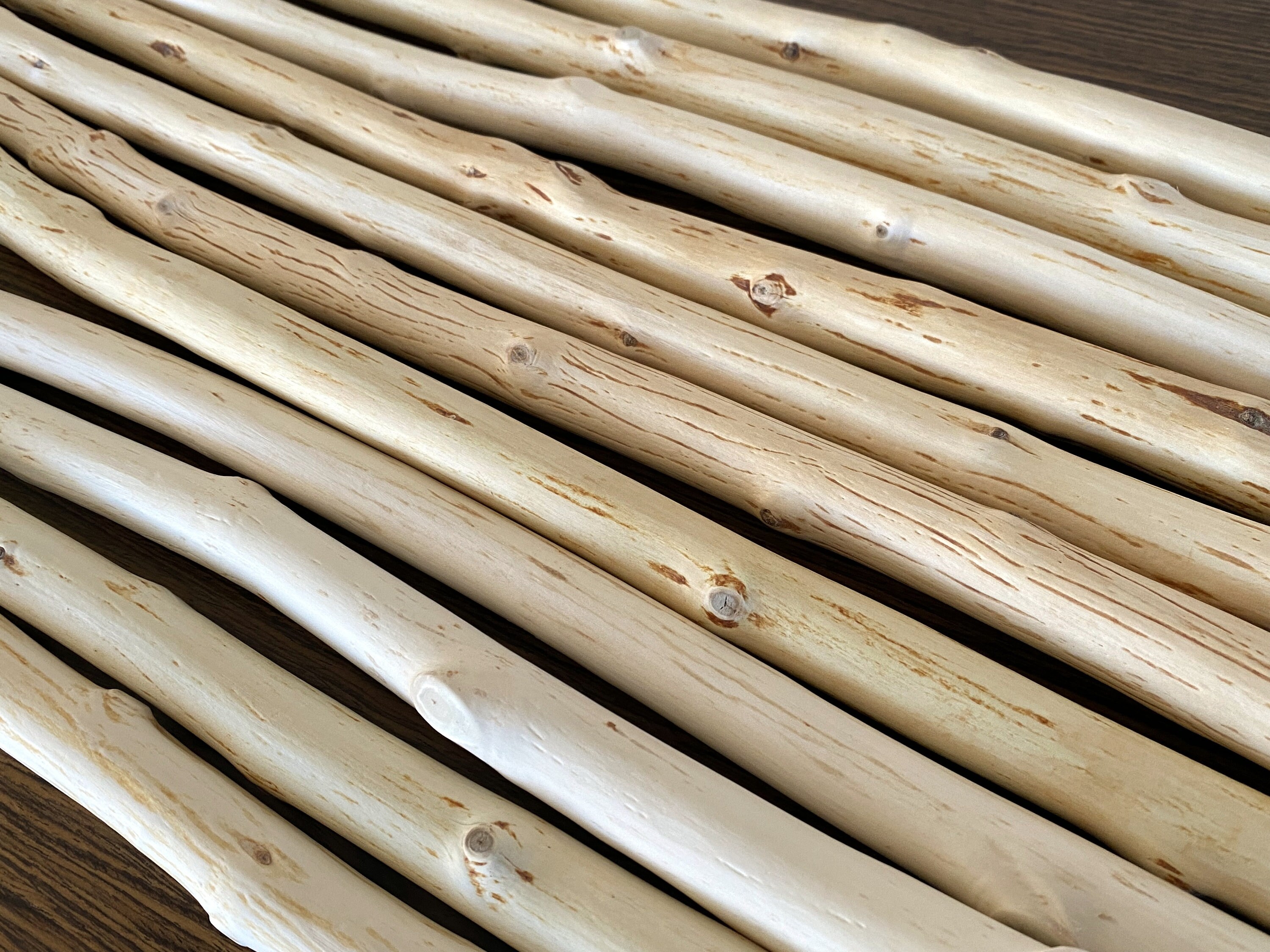 Peeled Birch Wood Sticks Macrame Hanging Dowel Different Sizes - Etsy