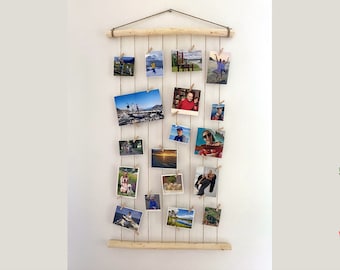 Cable Photo Display // Cable Photo Holder // Instax Mini Prints ...