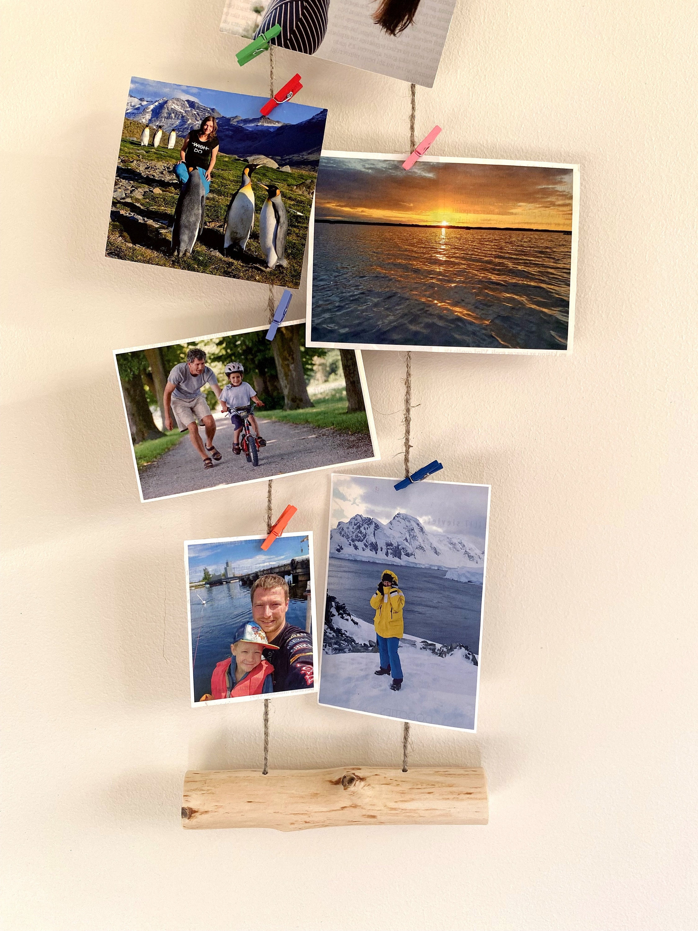 Photo Memory Frame Wall Decor Twine Photo Display With Mini - Etsy