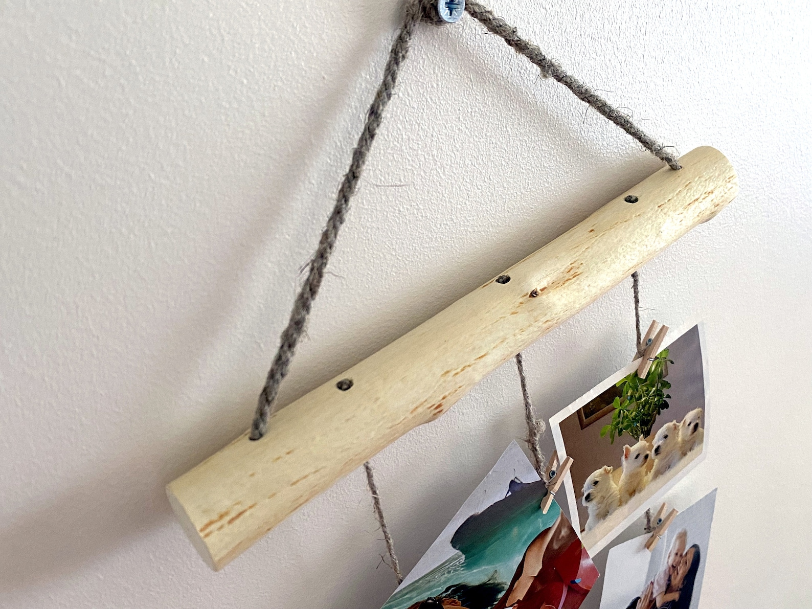 Hanging Pictures Display Photo Memory Frame Wall Decor Twine Photo ...