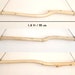 Debarked Wood Sticks Thin Macrame Hanging Dowel Different Sizes for ...