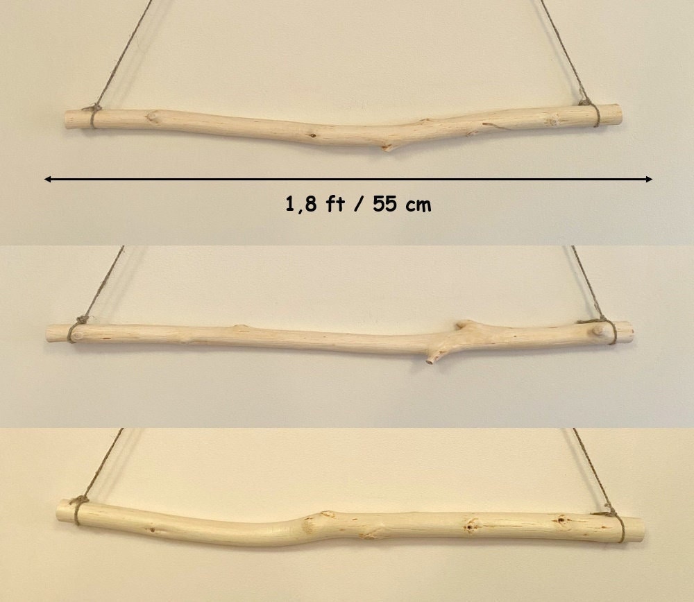 Wood Sticks 1,8ft / 55cm for Hangings Tapestries and Craft Projects ...
