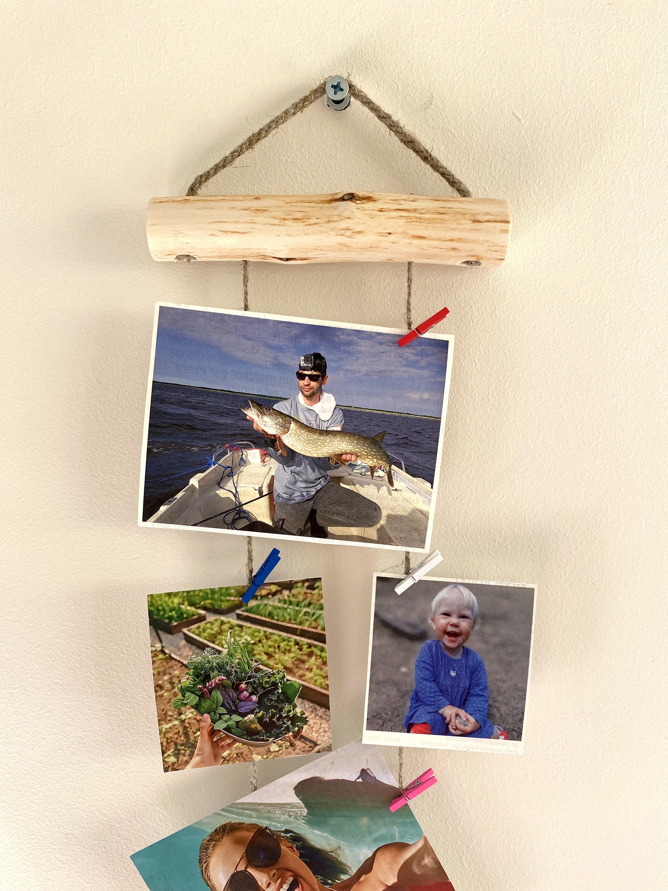 Photo Memory Frame Wall Decor Twine Photo Display With Mini - Etsy