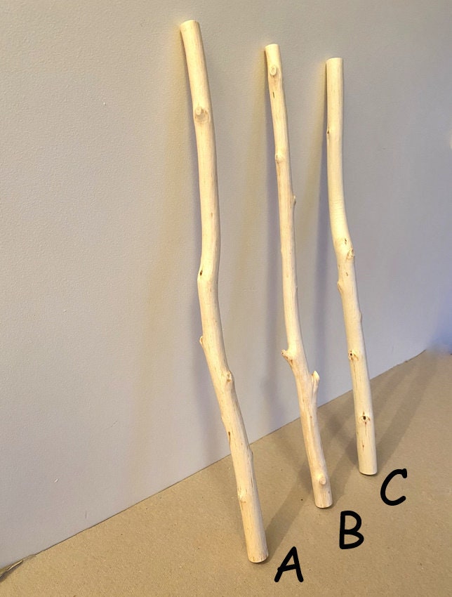 Wood Sticks 1,8ft / 55cm for Hangings Tapestries and Craft Projects ...