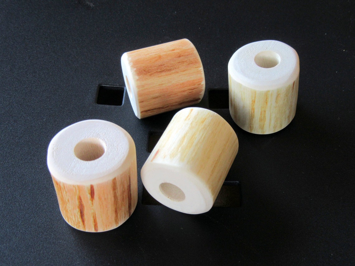 Large Wooden Beads Set 8psc of Custom Hole Beads From - Etsy