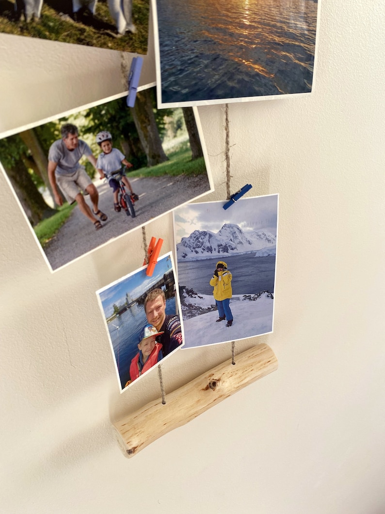 Photo Memory Frame Wall Decor Twine Photo Display With Mini - Etsy