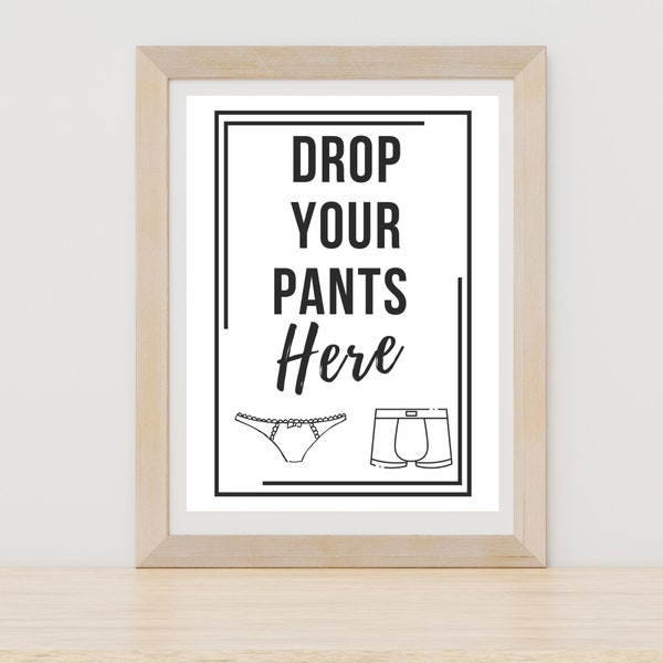 Drop Your Pants - Etsy