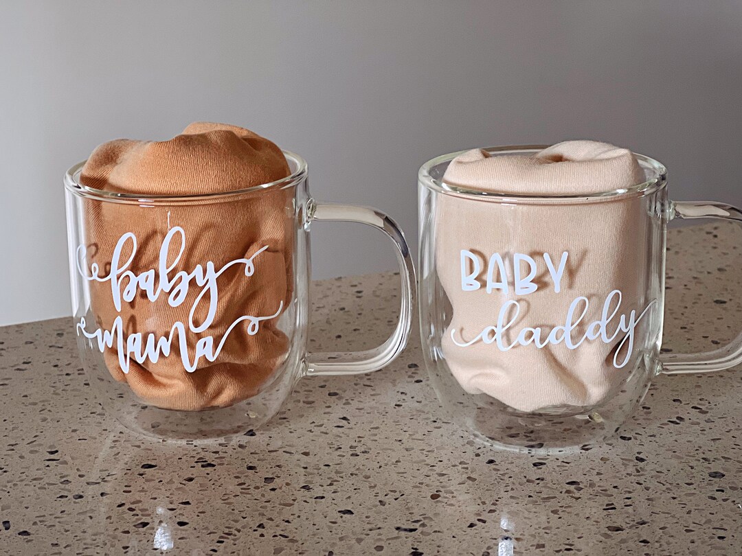 Parents Mug New Parents Mug Baby Mama Mug Baby Daddy Mug Double Walled ...