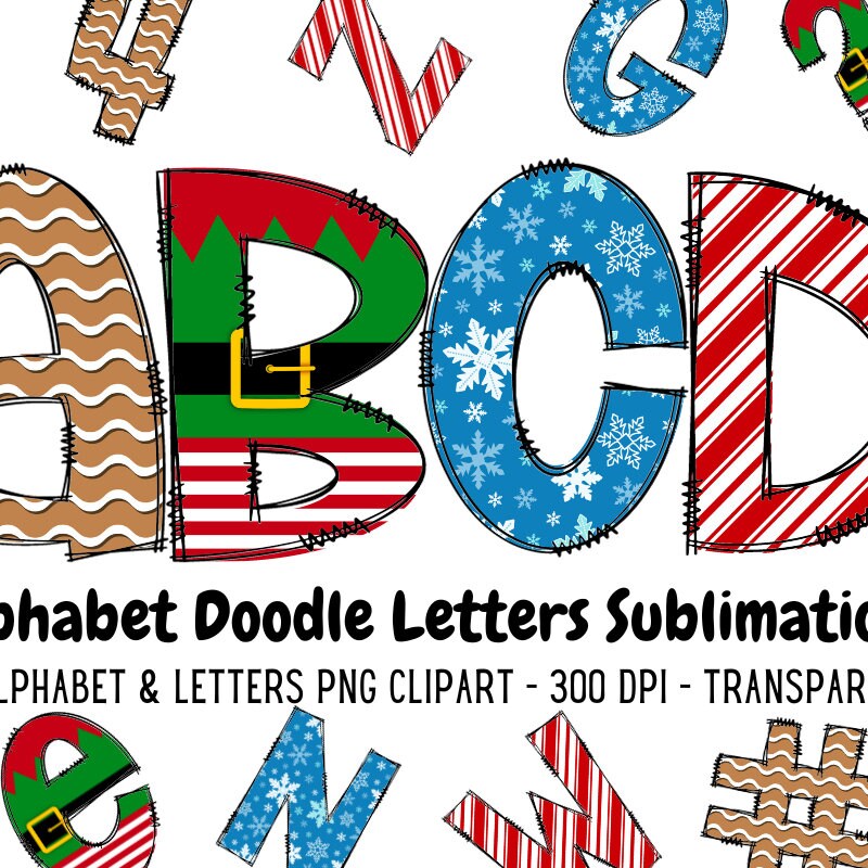 Christmas Doodle - Etsy