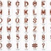American Football Doodle Font Bundle PNG, Football Alphabet Clipart ...