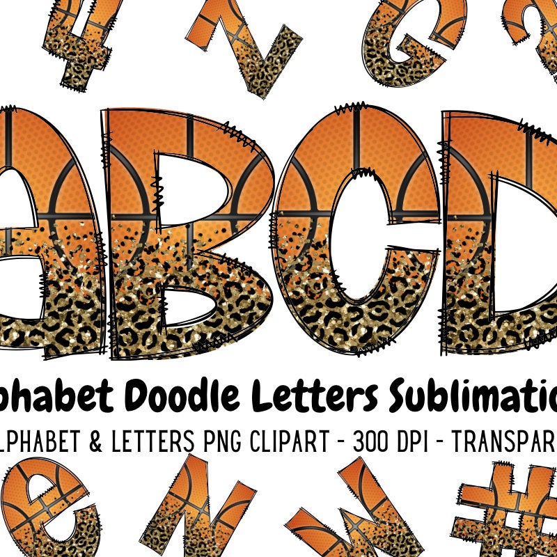 Basketball Font Download - Etsy