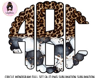 Soccer Leopard Doodle Font Bundle PNG soccer Alphabet Clipart - Etsy