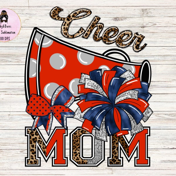 Red and Blue Cheerleader Png - Etsy