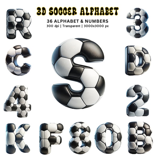 Soccer 3d Card - Etsy
